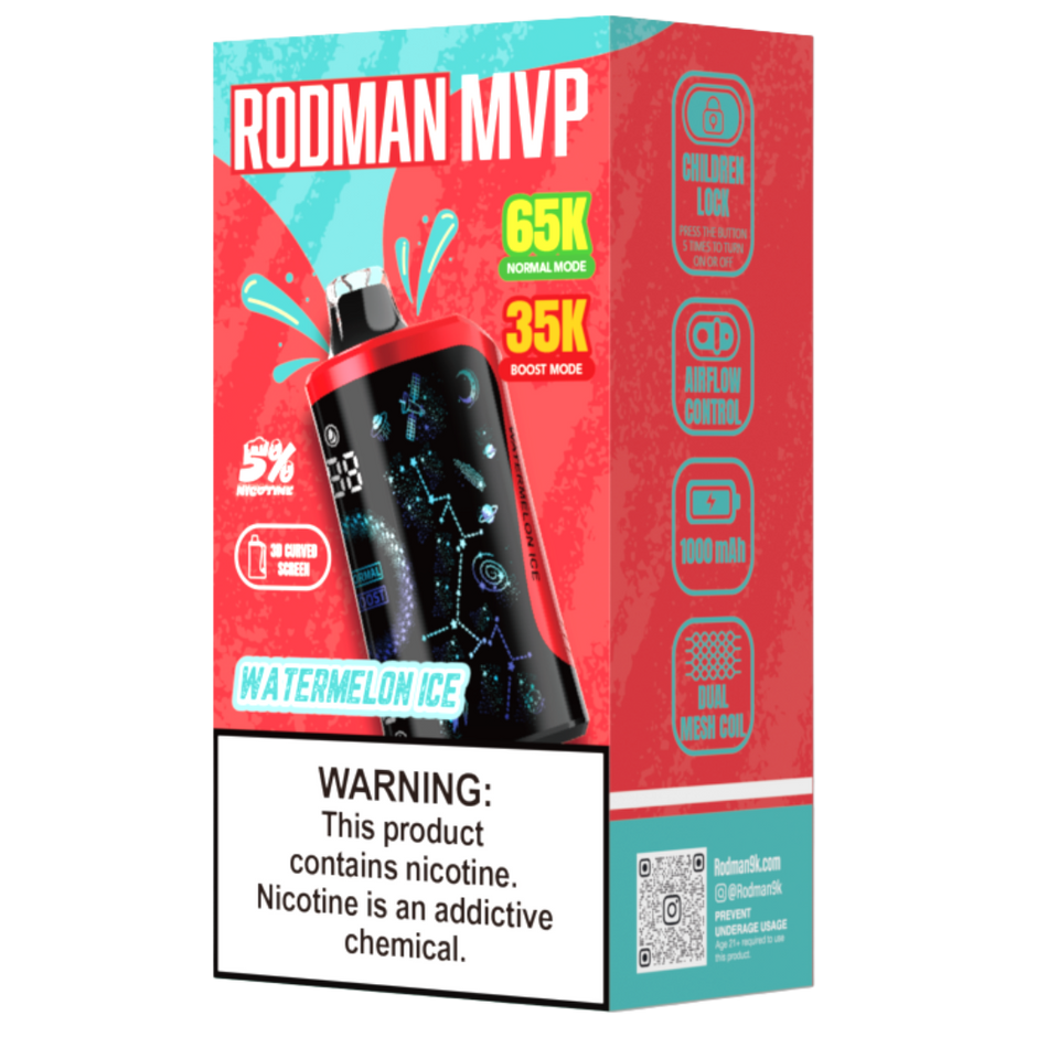 RODMAN9K™, Up To 65k Puffs | The Dennis Rodman Vape By Aloha Sun