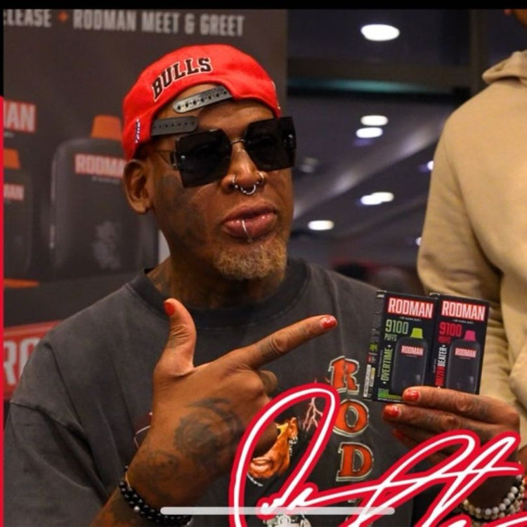 RODMAN9K™, Up To 65k Puffs | The Dennis Rodman Vape By Aloha Sun